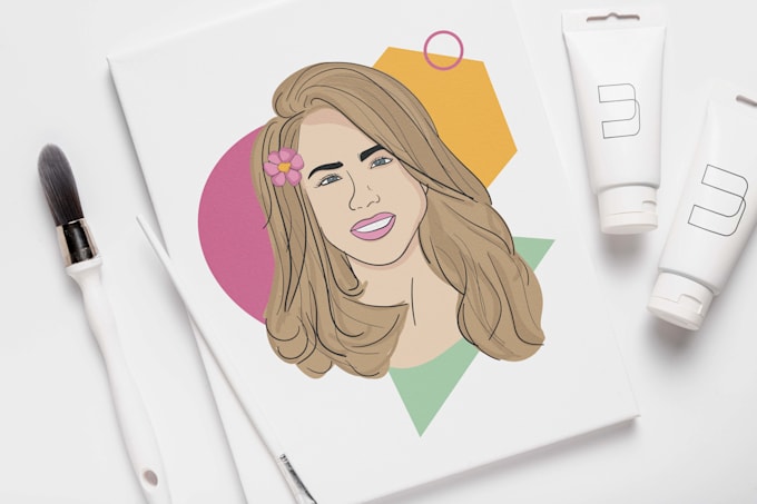 Draw a graphic illustration of you by Barbo01 | Fiverr