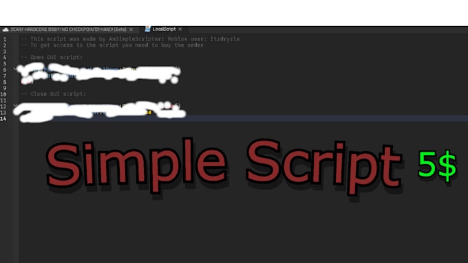 Design and script a gui to your roblox game by Ansimplescript | Fiverr