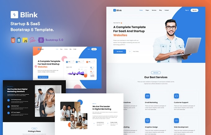 Design responsive website template bootstrap,css,html,jquery by Aakarsh636 | Fiverr