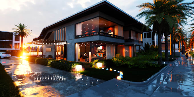 Render high quality and unique architecture 3d renderings by ...