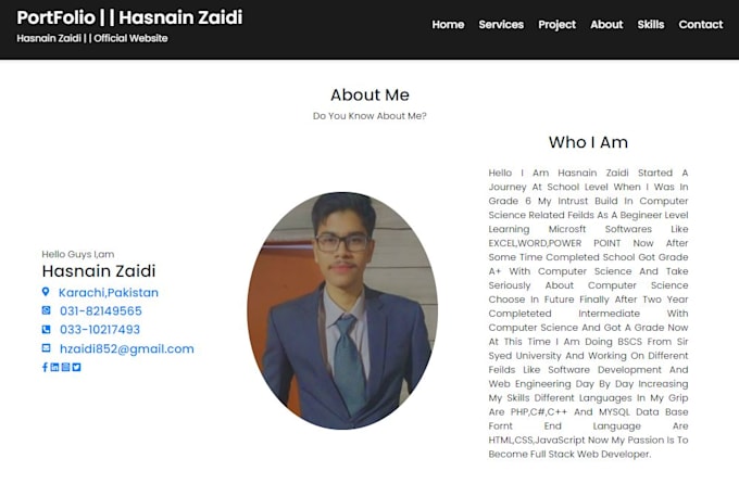 Be your front end web developer with html, css, bootstrap,javascript or ...