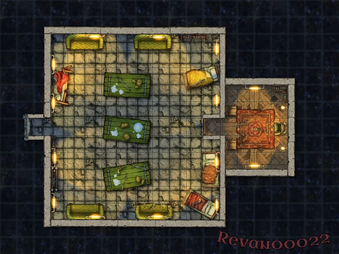 Create a custom dnd map or campaign by Jkashleymaps | Fiverr