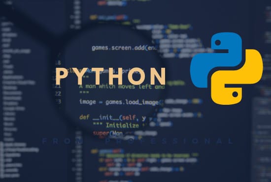 Create your python projects by Seanfromoz | Fiverr