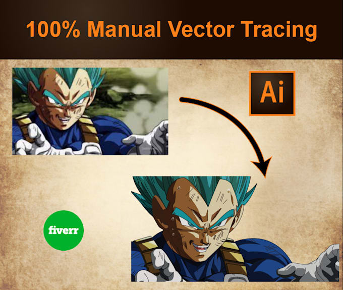 Manually vector trace from any image, convert image to vector by ...
