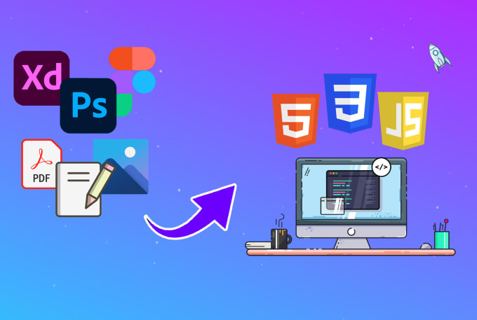 Convert your psd, xd, figma or sketch to html, css, js website by ... Convert your psd, xd, figma or sketch to html, css, js website by ...