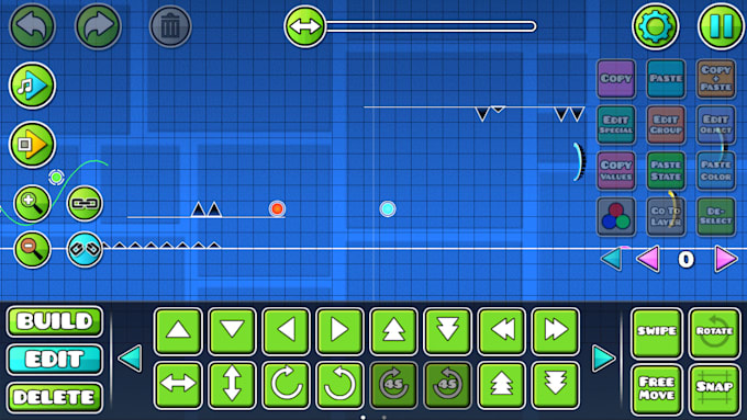 Create a geometry dash layout with a song of your choice by Alcateldash ...