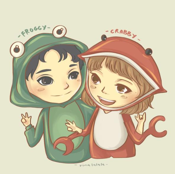 Draw you, your partner or your group in my chibi style by Itsrina_art ...
