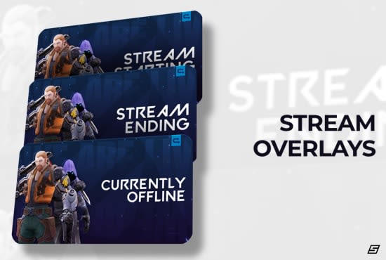 Design top notch graphics for your stream by Sharkzy823 | Fiverr