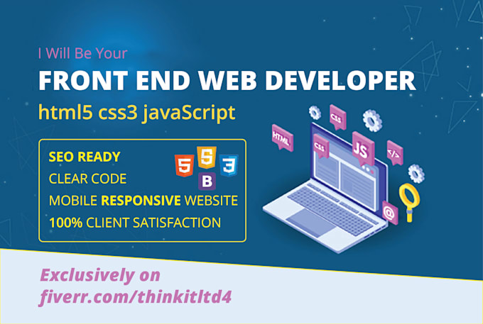 Be Your Front End Web Developer Html Css Javascript