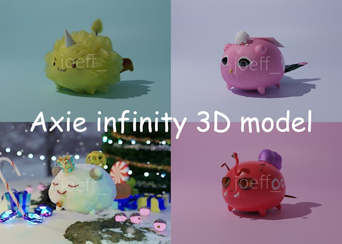 3d model your axies from axie infinity by Joeff_ | Fiverr