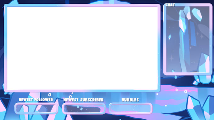 Create a v tuber overlay for twitch or youtube by Littleshadowart | Fiverr