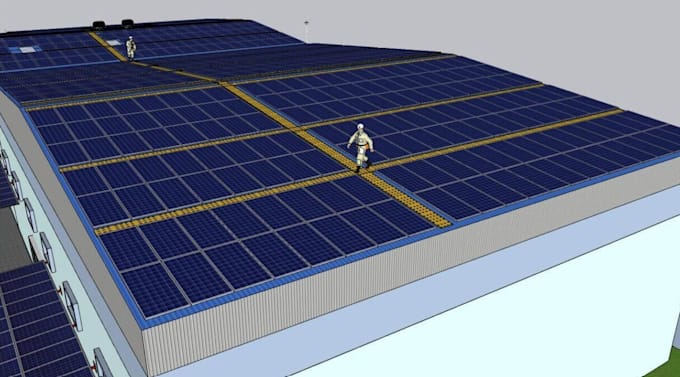 Design solar pv system with generation reports in pv syst and autocad ...