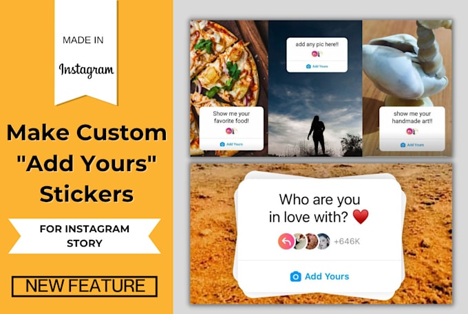 Create custom add yours stickers for your instagram story by Hutamaadi ...