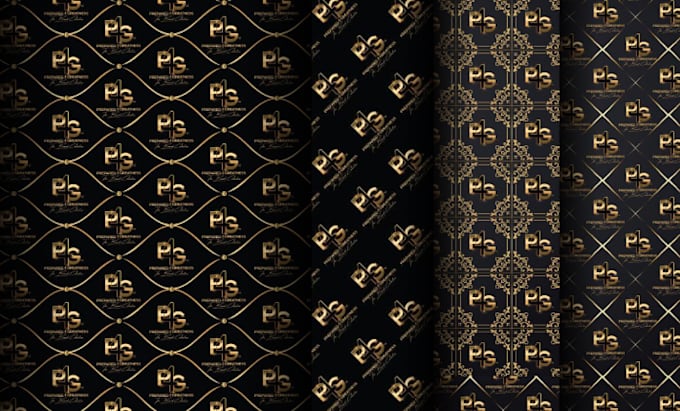 Design unique clothing monogram pattern using modern textile by ...