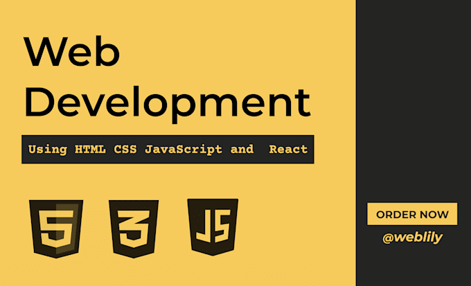 Build custom websites using html, css, javascript and reactjs by ...