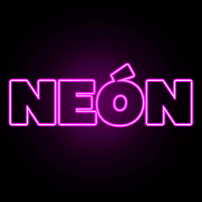 Letras neón en 2d personalizadas by Fddesignss | Fiverr