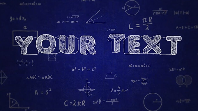 Make animated math formulas intro by Gfx__genius | Fiverr