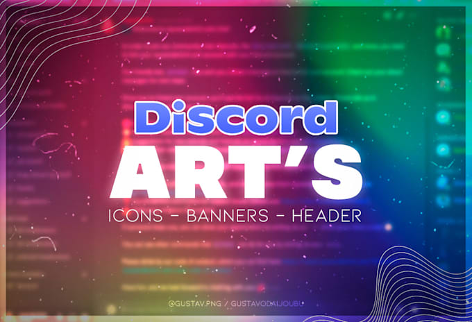 Design discord banners, header, icons by Gustavodaijoubu | Fiverr