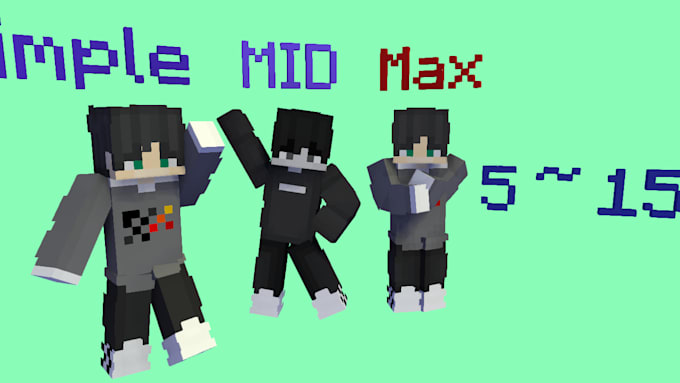 Create a good custom minecraft skin for you by Mj_mcmaster | Fiverr