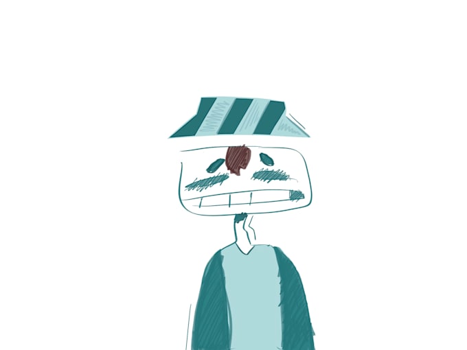 Make you a simple funny character in my style by Rufloyd | Fiverr
