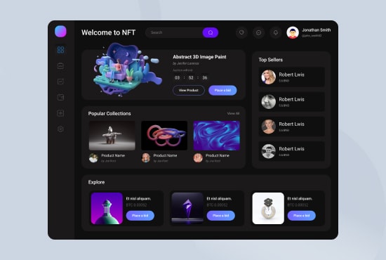 Design dashboard, crm, admin panel, and web app ui by Faisalmdfahim ...