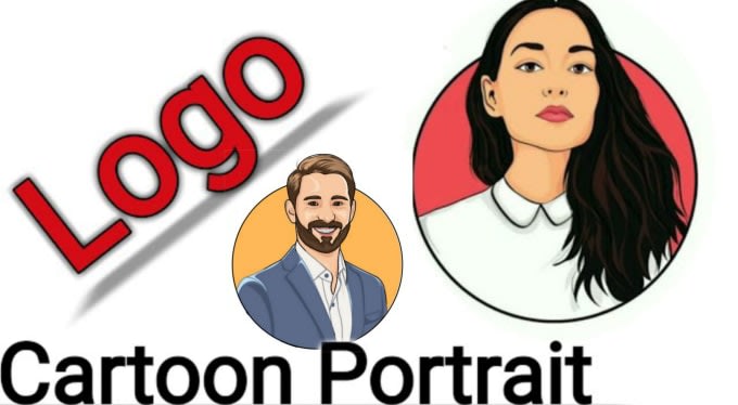 Make an awesome cartoon face logo for you in just 24 hours by ...