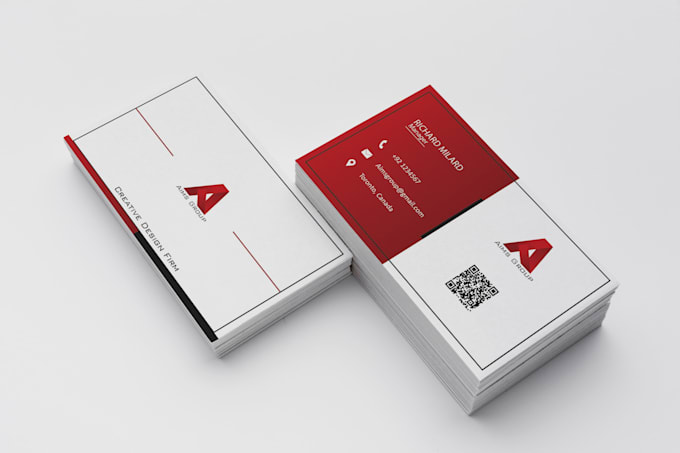 Design Professional Minimalist Business Card For You By Shizaarshad Fiverr 