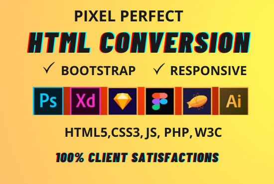 Be your front end web developer, html css bootstrap by Muhammadasif567 ...