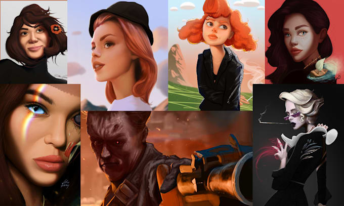 Draw you with my own illustration by Orkungvnc | Fiverr