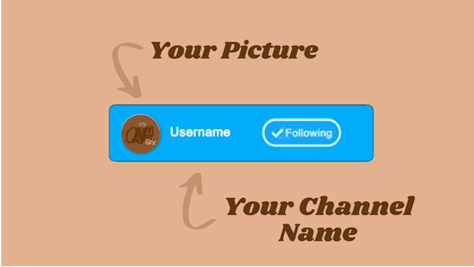 Create twitter follow animation by Oliviaagfx | Fiverr