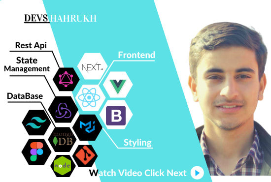 Be Your Frontend Developer And Do Web Development In React Typescript Mern Stack By Devshahrukh