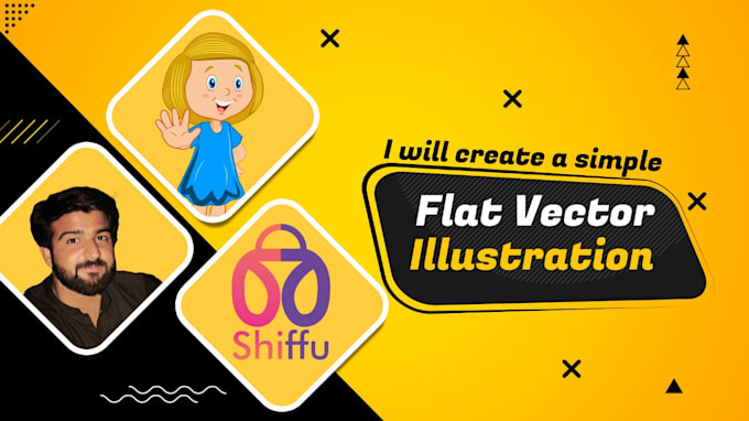 Create flat vector illustration for web and apps by Designclutch | Fiverr