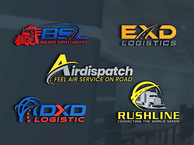 Design transport dispatching trucking logistics logo by Fivprode | Fiverr