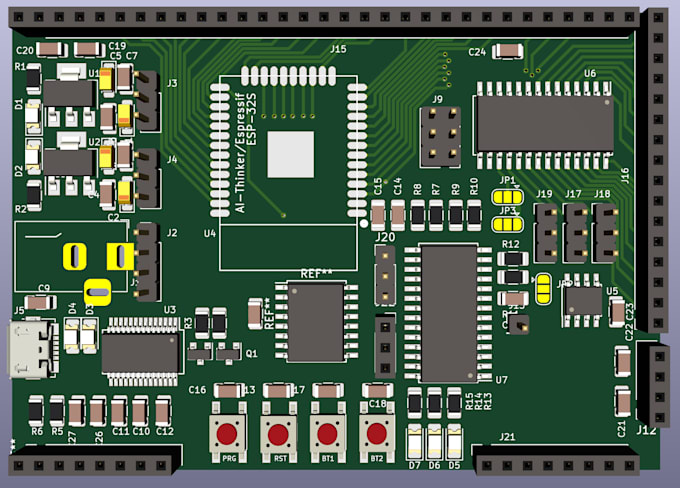 Develop a schematic and pcb for your project by Krisg97 | Fiverr
