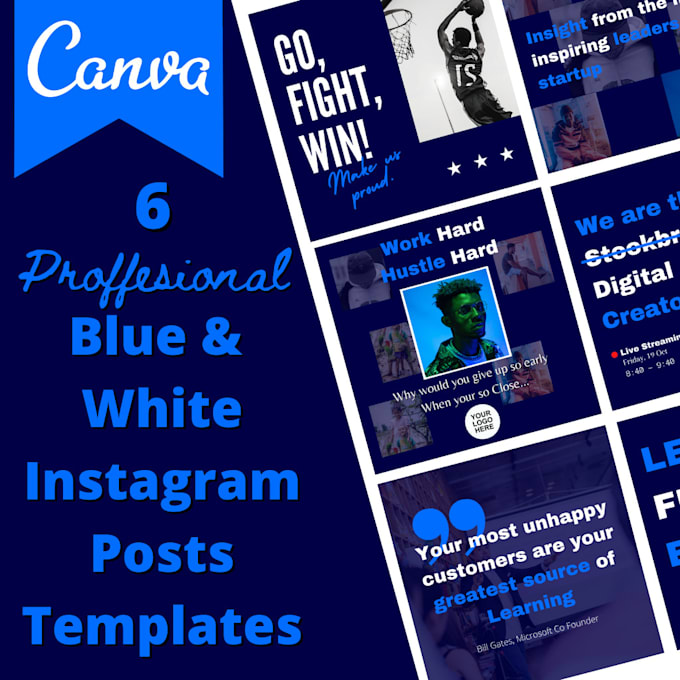 Make you a custom instagram template by Ethan_afflife | Fiverr