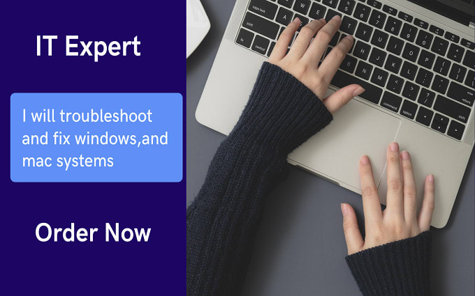 Troubleshoot and fix windows,and mac systems by Mikes_tech | Fiverr