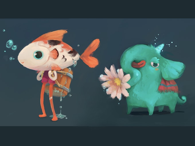 Create cartoon characters and creatures by Schilh_art | Fiverr
