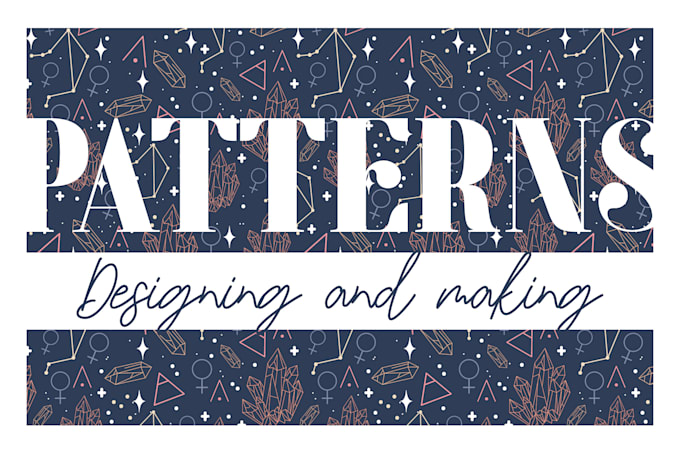 Make a beautiful, seamless pattern in illustrator by Jaye_elle | Fiverr