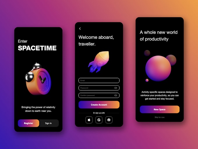 Design your mobile app ux and ui by Andrew_mullins | Fiverr