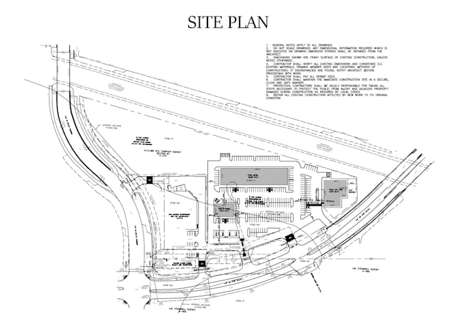 Draw architectural site plan, master plan and layout drawings by ...