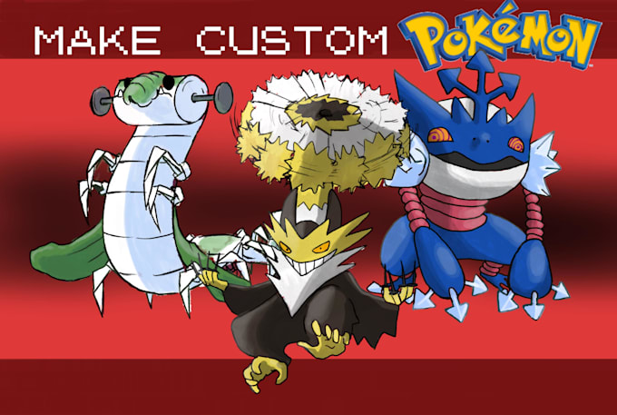 Draw custom pokemon or fakemon in the official pokemon style by ...