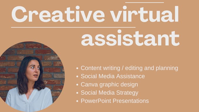 Be your creative personal assistant by Gemclarke_24 | Fiverr