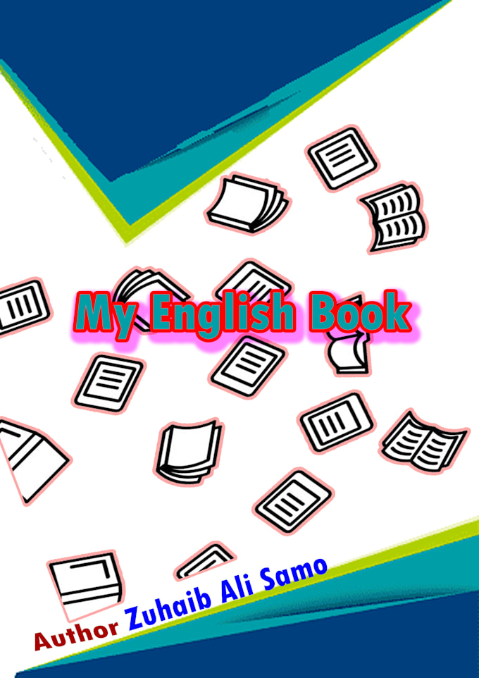 Do making to very colorfull books page cover by Zuhaibalisamo | Fiverr