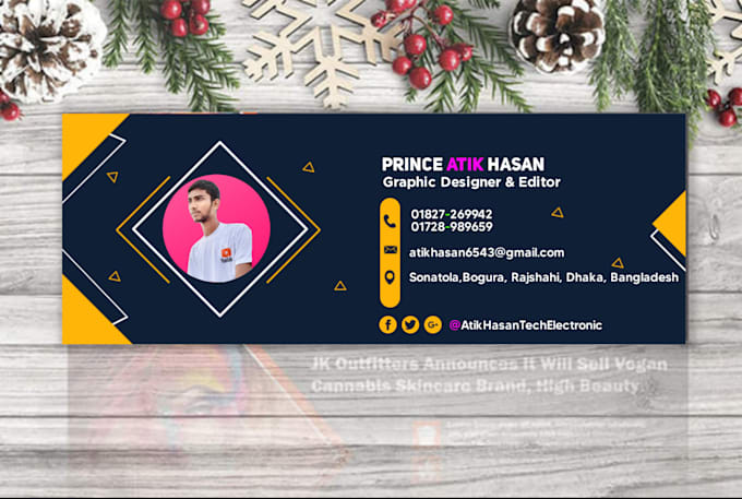 Design attractive professional profile,cover banner by Atikhasan6543 ...