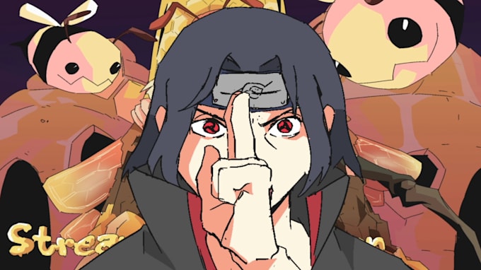 Premium animated anime stinger transitions for stream by Genjubee | Fiverr