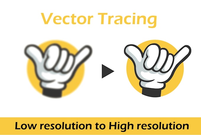 Tracing raster to vector with redraw transparent logo by ...