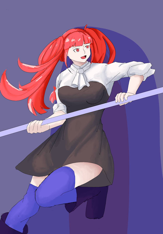 Draw a cheap anime fanart for you by Hisyamalfarisi | Fiverr