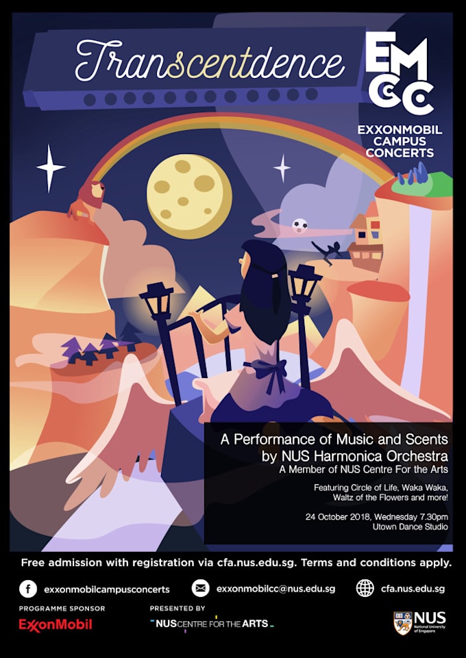 Design a vibrant poster for your company or event by Sciffany | Fiverr