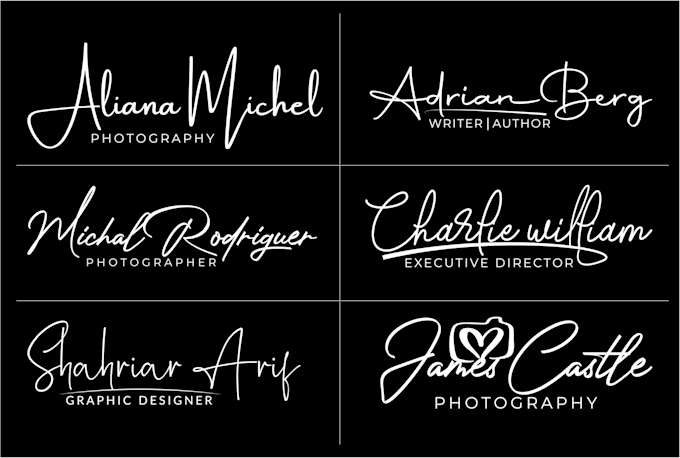 Design calligraphy and unique handwritten signature logo by ...