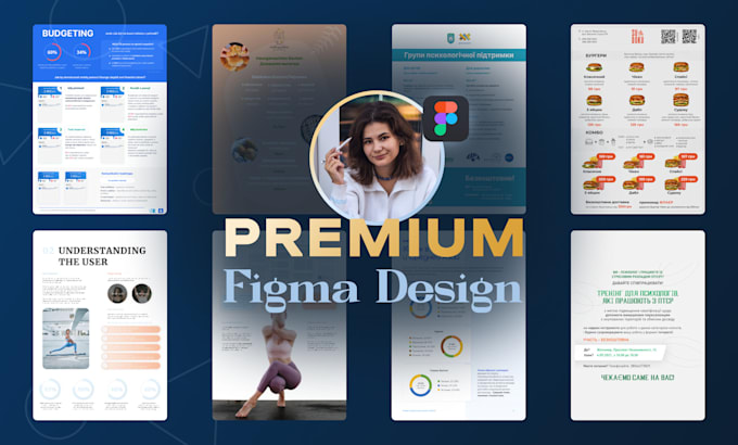 Do figma flyer, menu, infographic design for your business by Piroshka ...